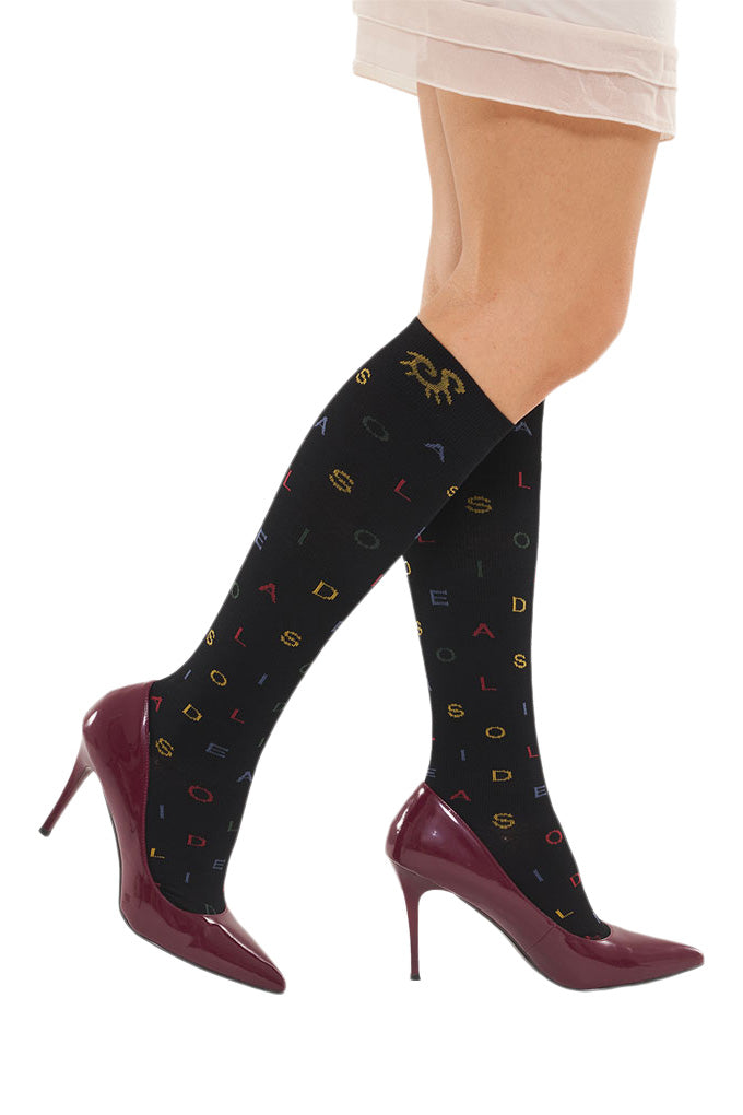Type Unisex Patterned Bamboo Compression Socks – Legluxe